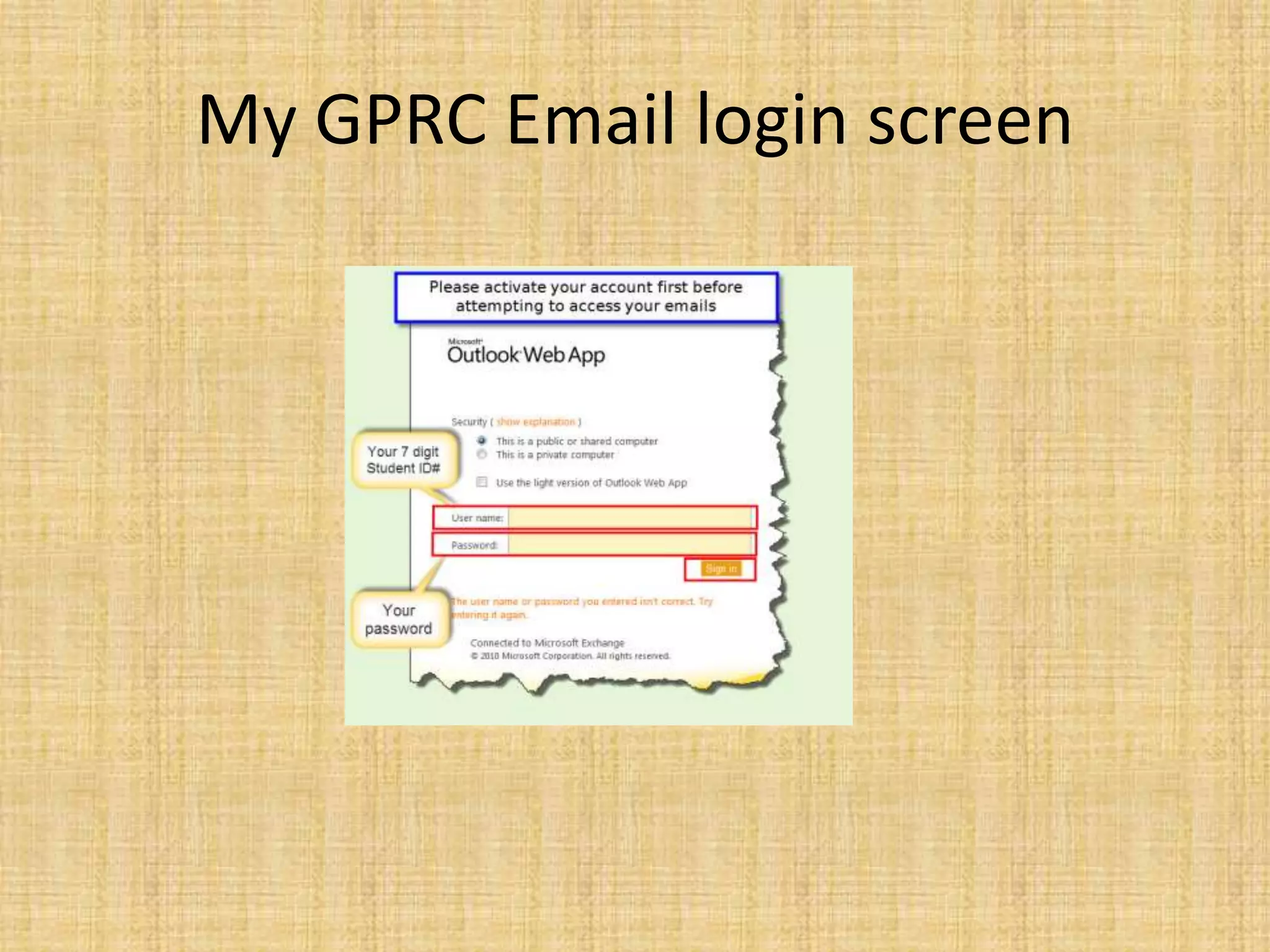 Access gprc webmail | PPT