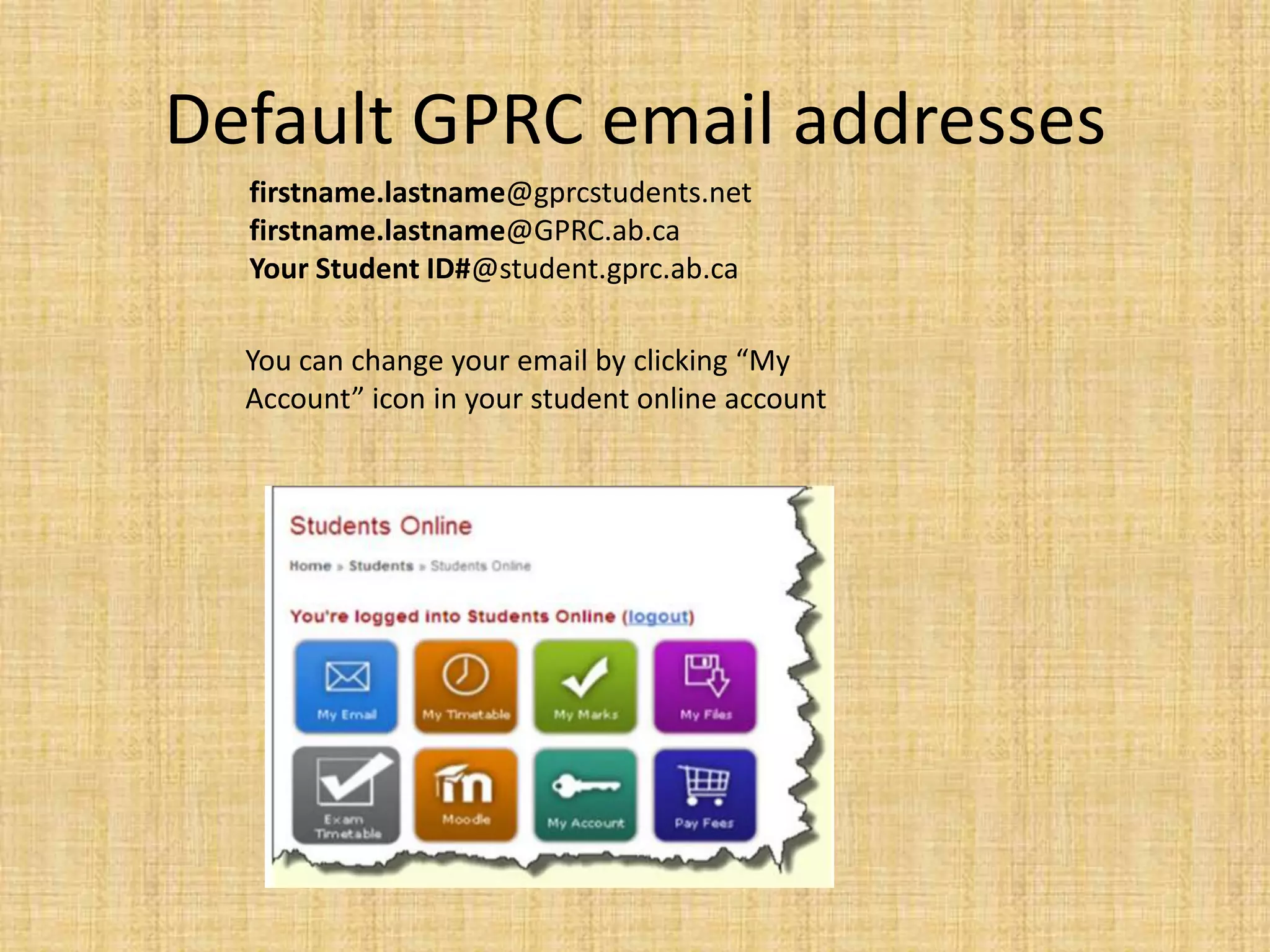 Access gprc webmail | PPT