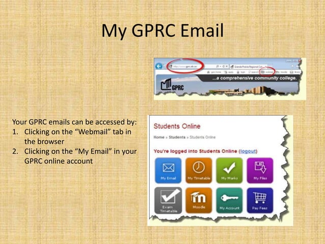 Access gprc webmail | PPT