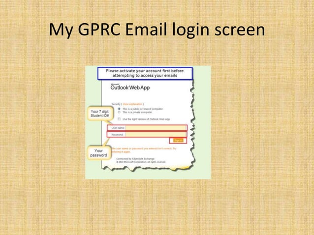 Access gprc webmail | PPTX