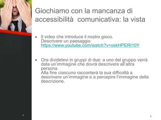 Accessibilità alla comunicazione | PPTX