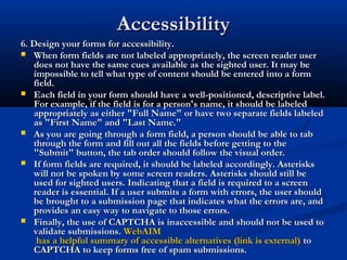 Making your website accessible | PPT