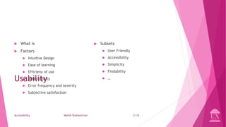 Accessibility | PPT