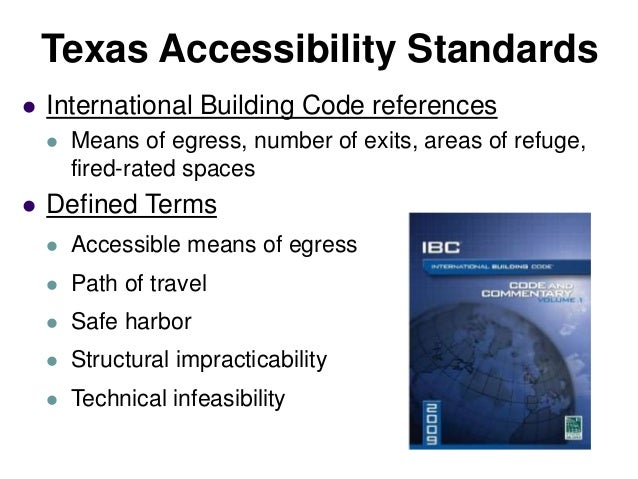 Accessibility Building Codes: ADA