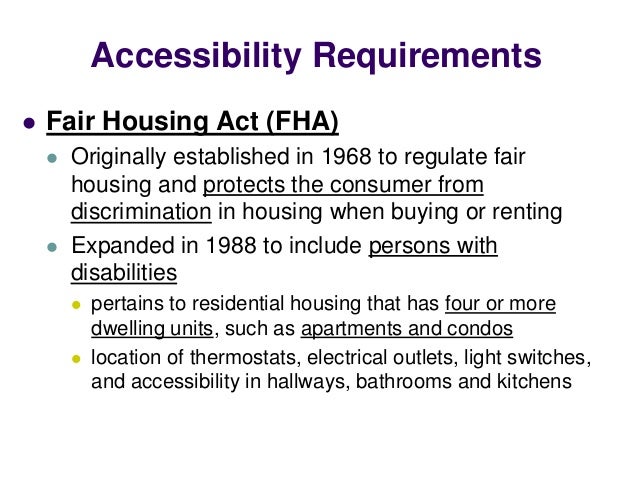 Accessibility Building Codes: ADA