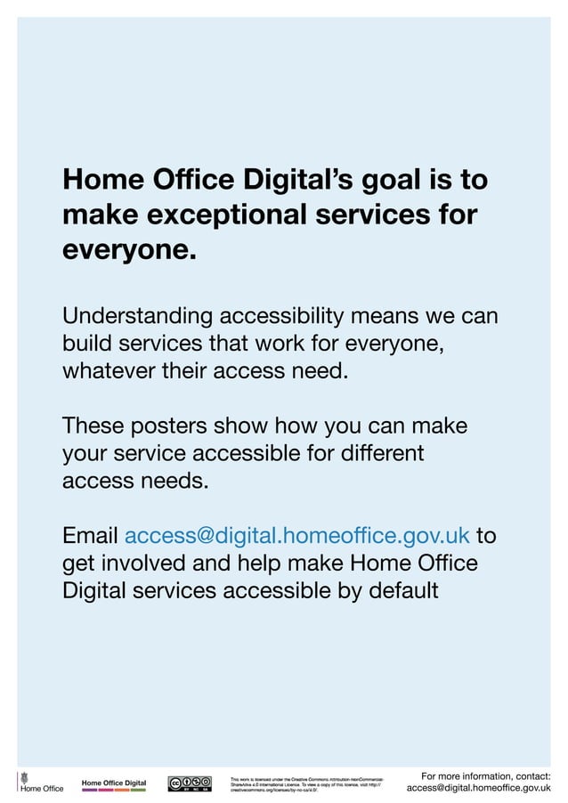 Designing for Accessibility Posters-set | PDF