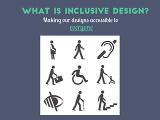 Accessibility and inclusive design | PDF