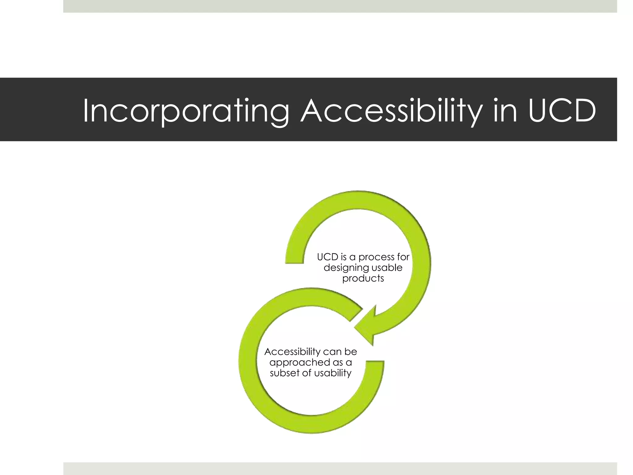 Accessibility and ucd | PPTX