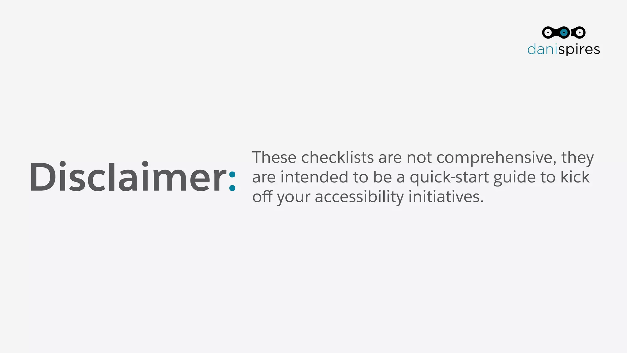Accessibility Quick Start Checklist | PPT