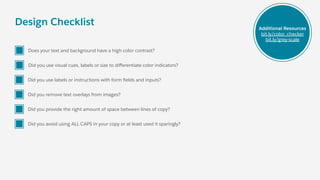 Accessibility Quick Start Checklist | PPT
