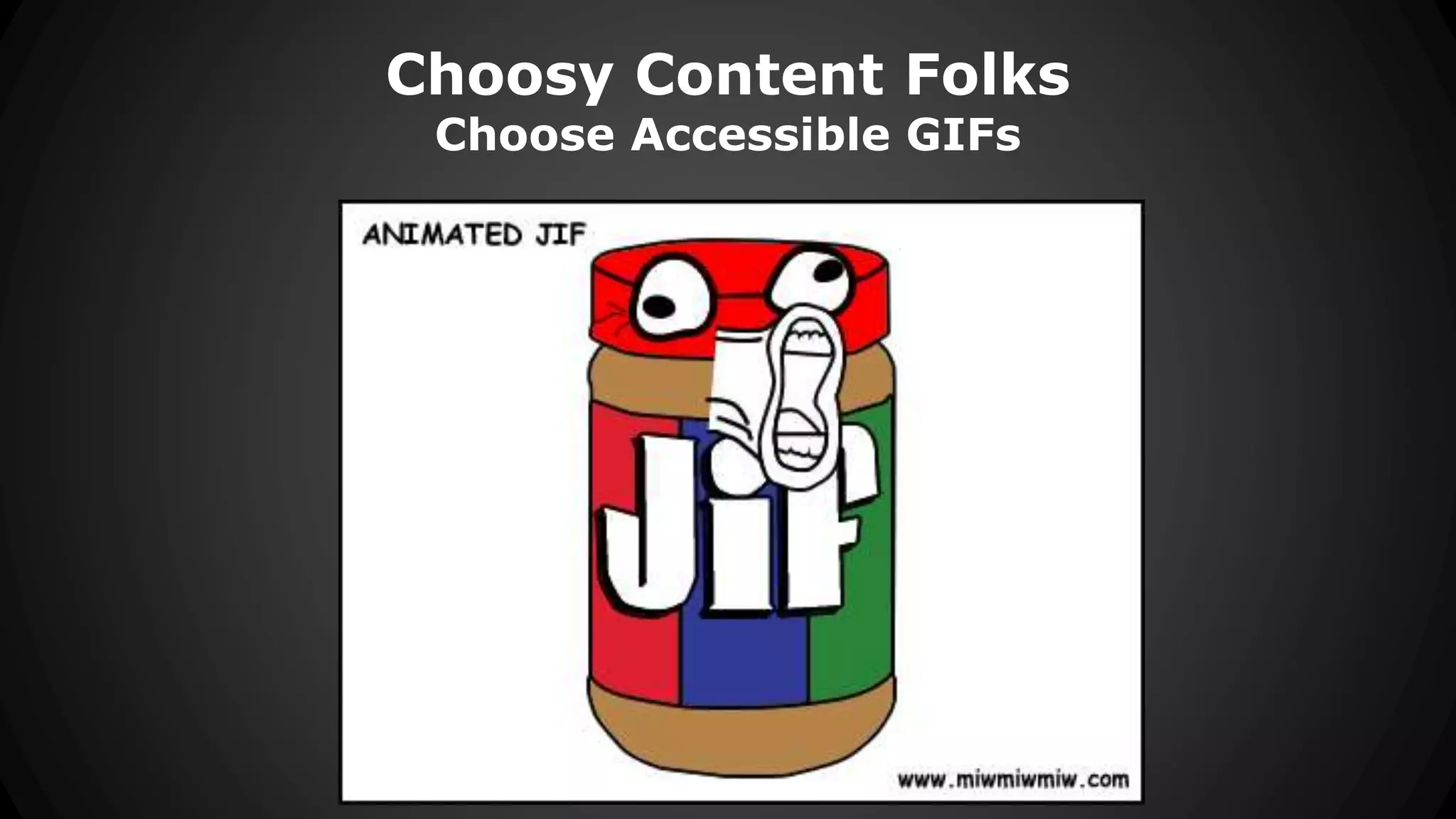 Accessibility for Animated Gifs | PPTX
