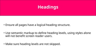 Aj Ahmed "Web Accessibility Fundamentals" | PPT