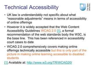 Accessibility in blended learning in care education (final) | PPT