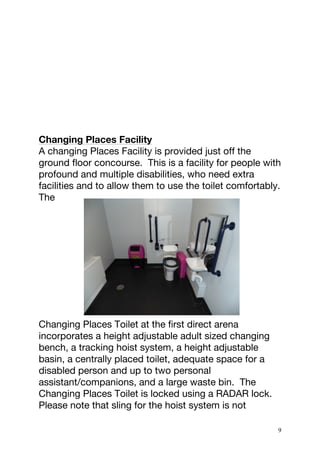 Accessibility information - First Direct Arena | PDF