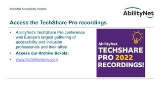 Accessibility Insights with David Padmore and Matt Simpson of ITV.pptx