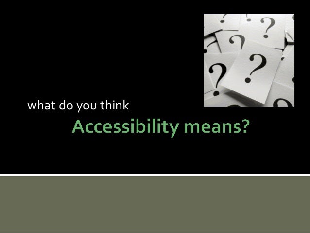Accessibility issues with ebooks
