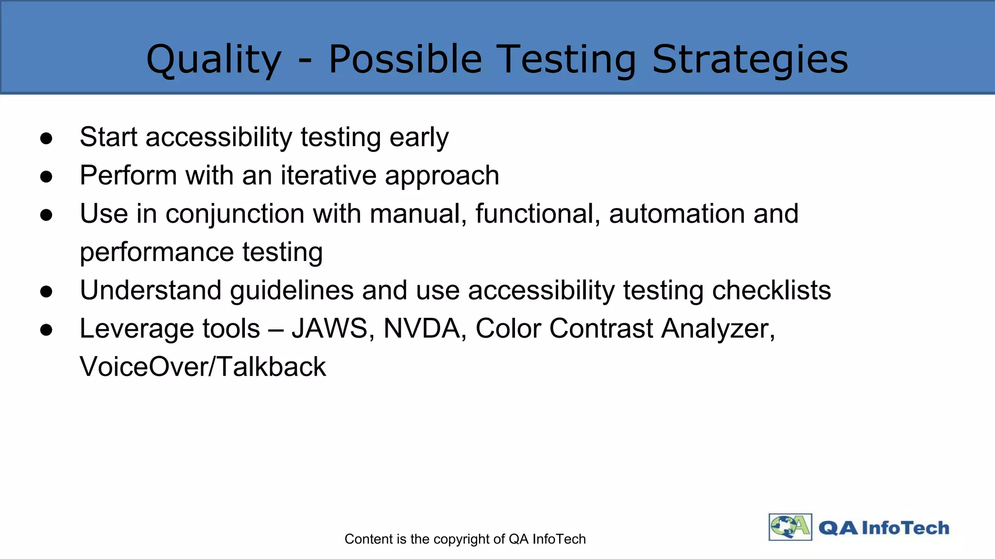 What Is Accessibility Testing? | PDF
