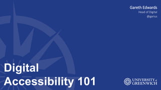 Higher Education Digital Accessibility 101 | PPTX