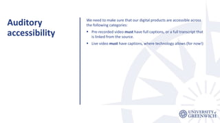 Higher Education Digital Accessibility 101 Pptx