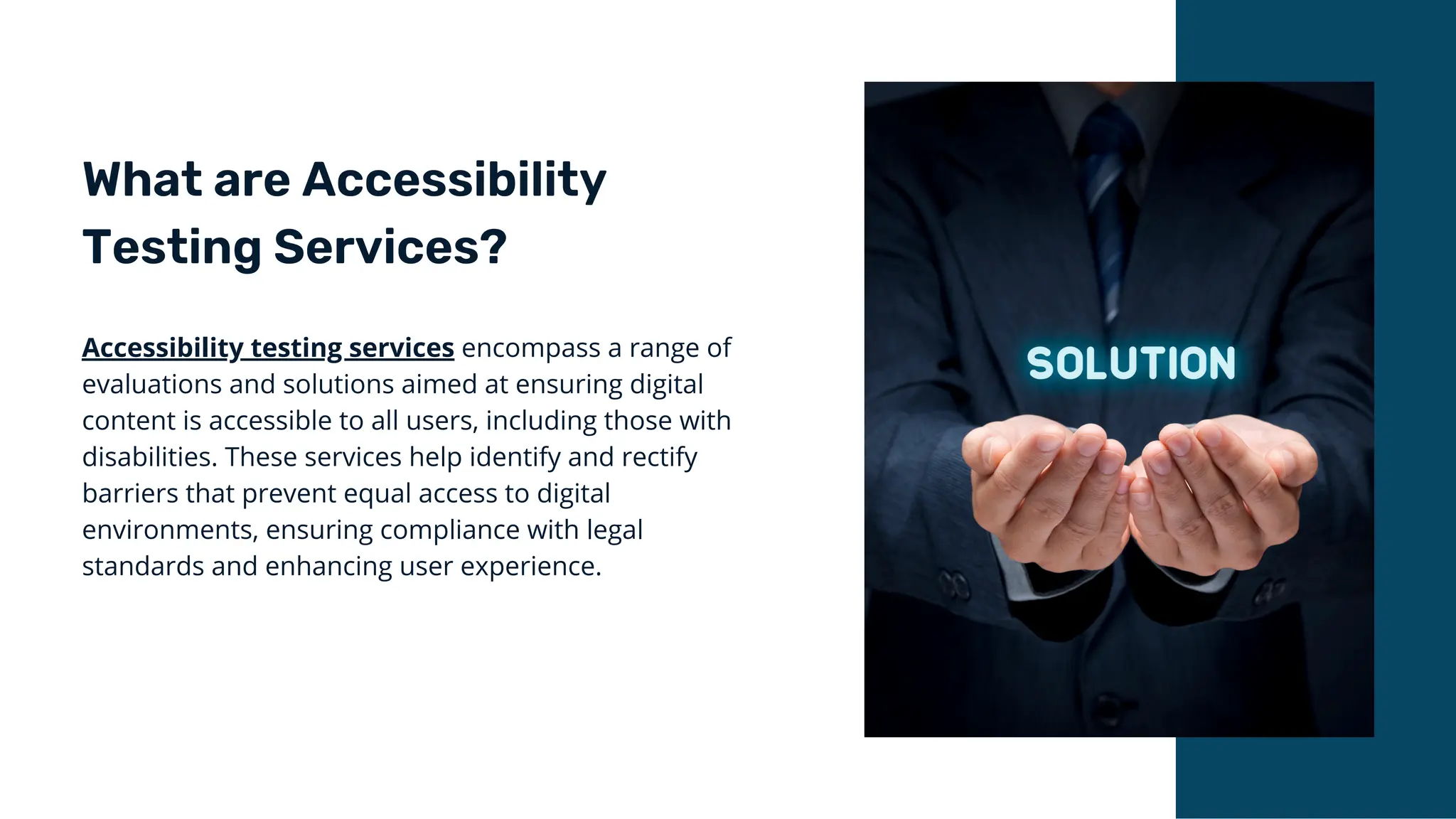 Accessibility Testing Services: Ensuring Inclusivity and Compliance | PDF