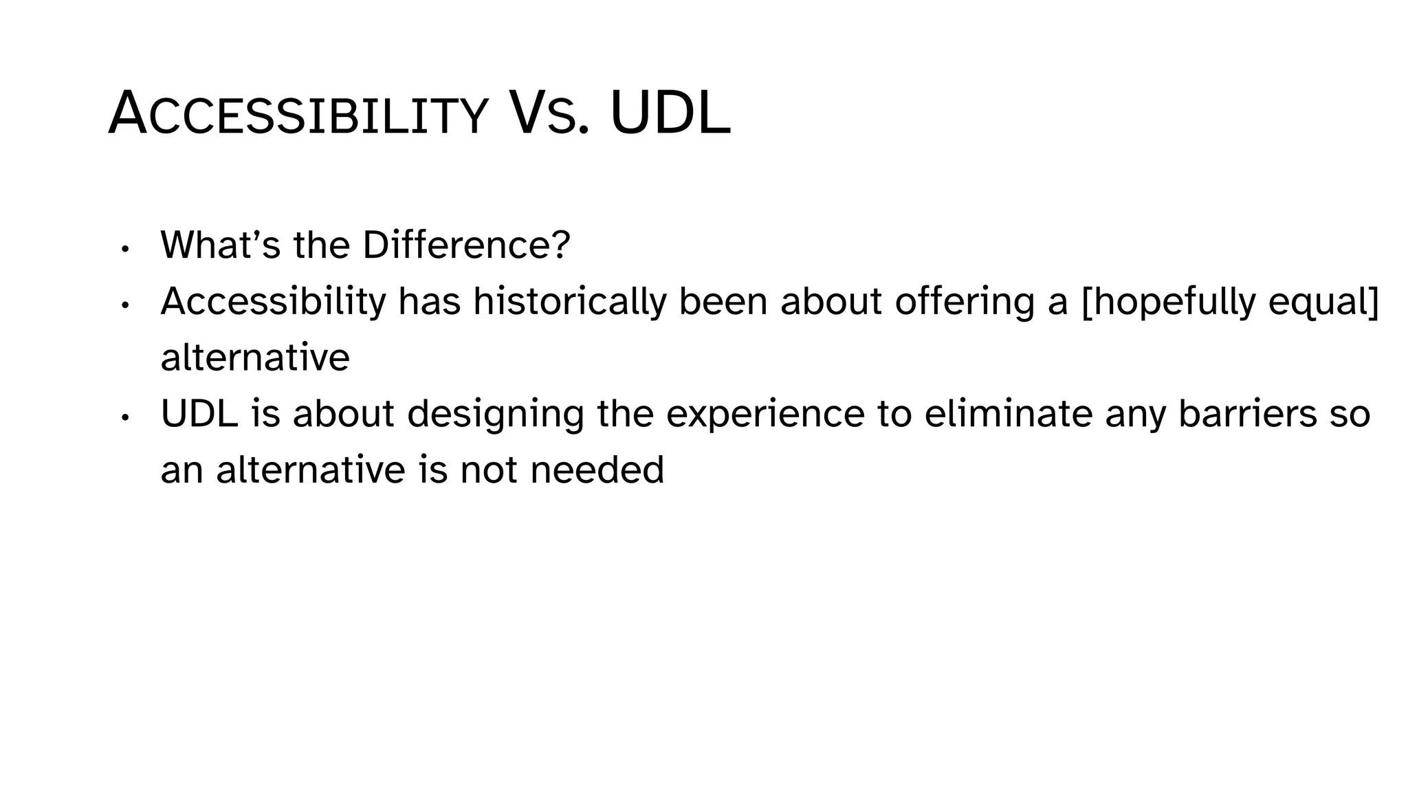 Accessibility & Universal Design for Learning in Online Teaching | PPT