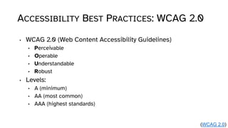 Accessibility & Universal Design for Learning in Online Teaching | PPT