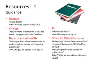Accessible communications presentation | PPT