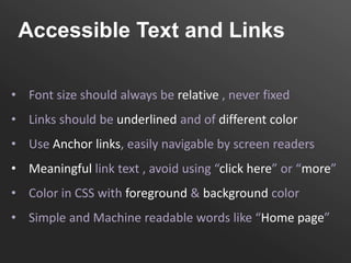 Accessible design - HOW Interactive Design Conference Washington DC ...