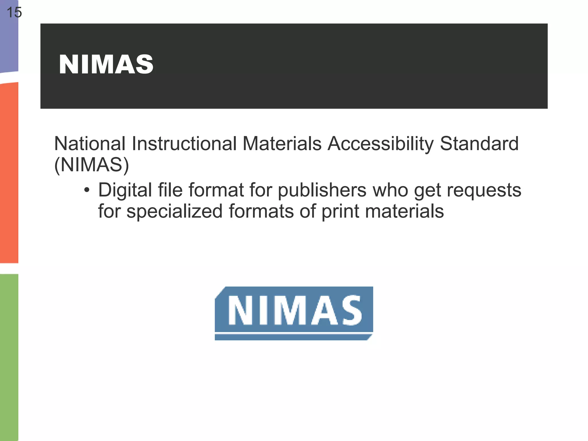 Accessible Educational Materials as a Foundation for UDL | PPTX