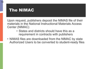 Accessible Educational Materials as a Foundation for UDL | PPTX