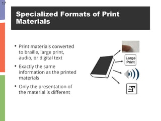 Accessible Educational Materials as a Foundation for UDL | PPTX