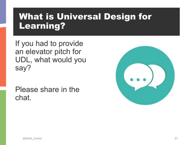 Accessible Educational Materials as a Foundation for UDL | PPT