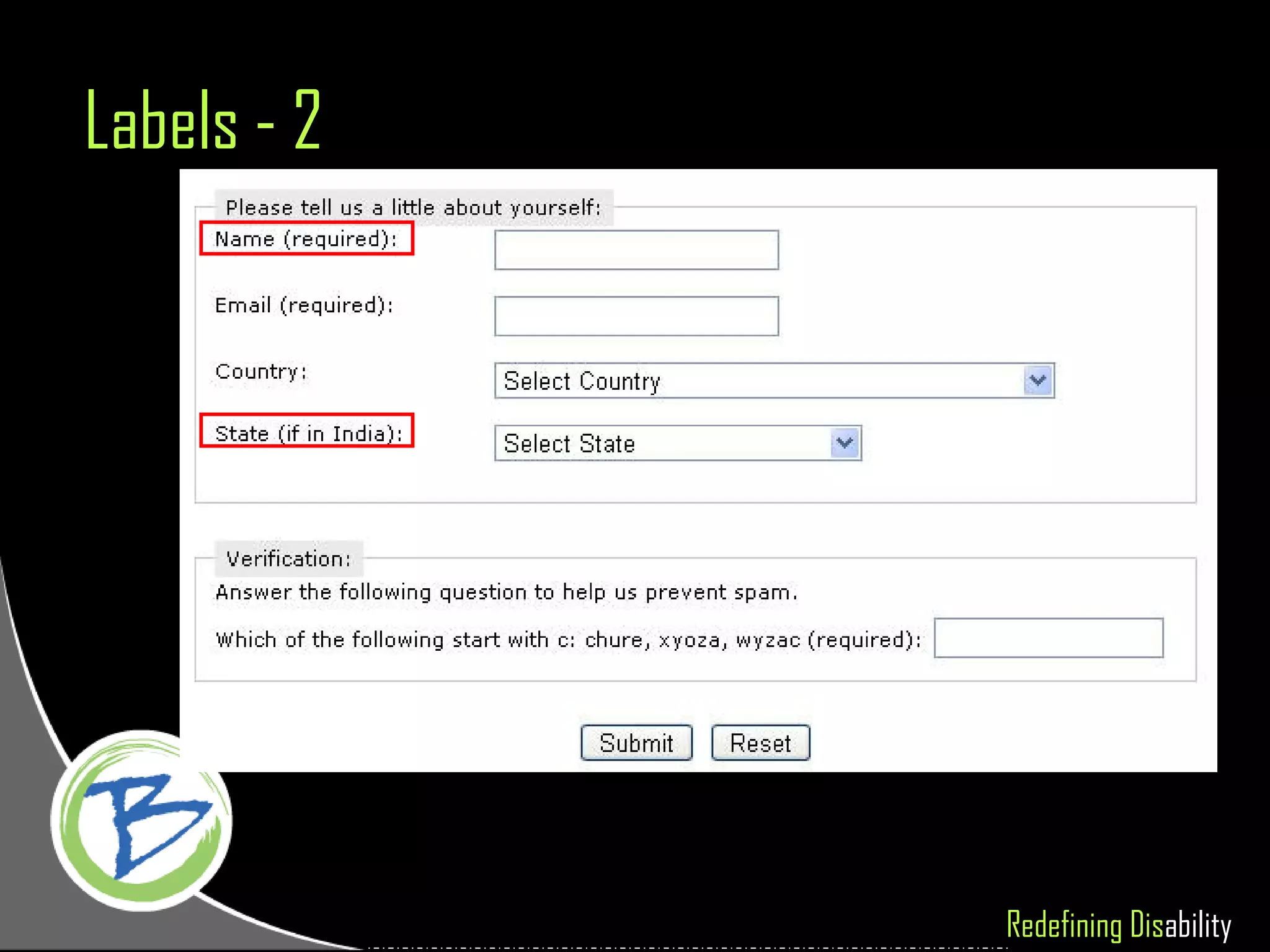 Accessible forms | PPT