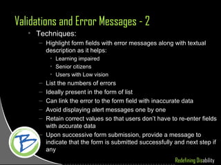 Accessible forms | PPT