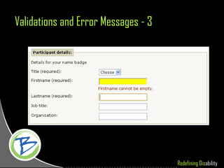 Accessible forms | PPT