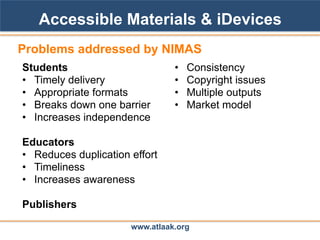 Accessible materials | KEY