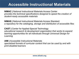 Accessible Instructional Materials & Bookshare | PPT