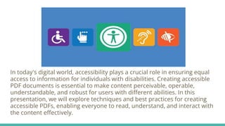 Accessible PDF Creation_ Techniques for Enhanced Document Accessibility ...