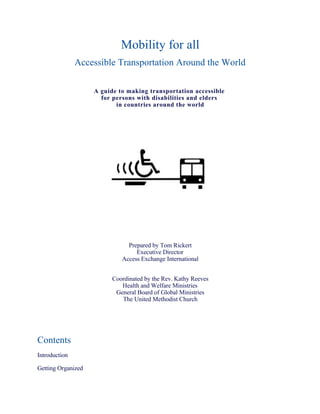 Accessible Public Transportation Handbook | PDF