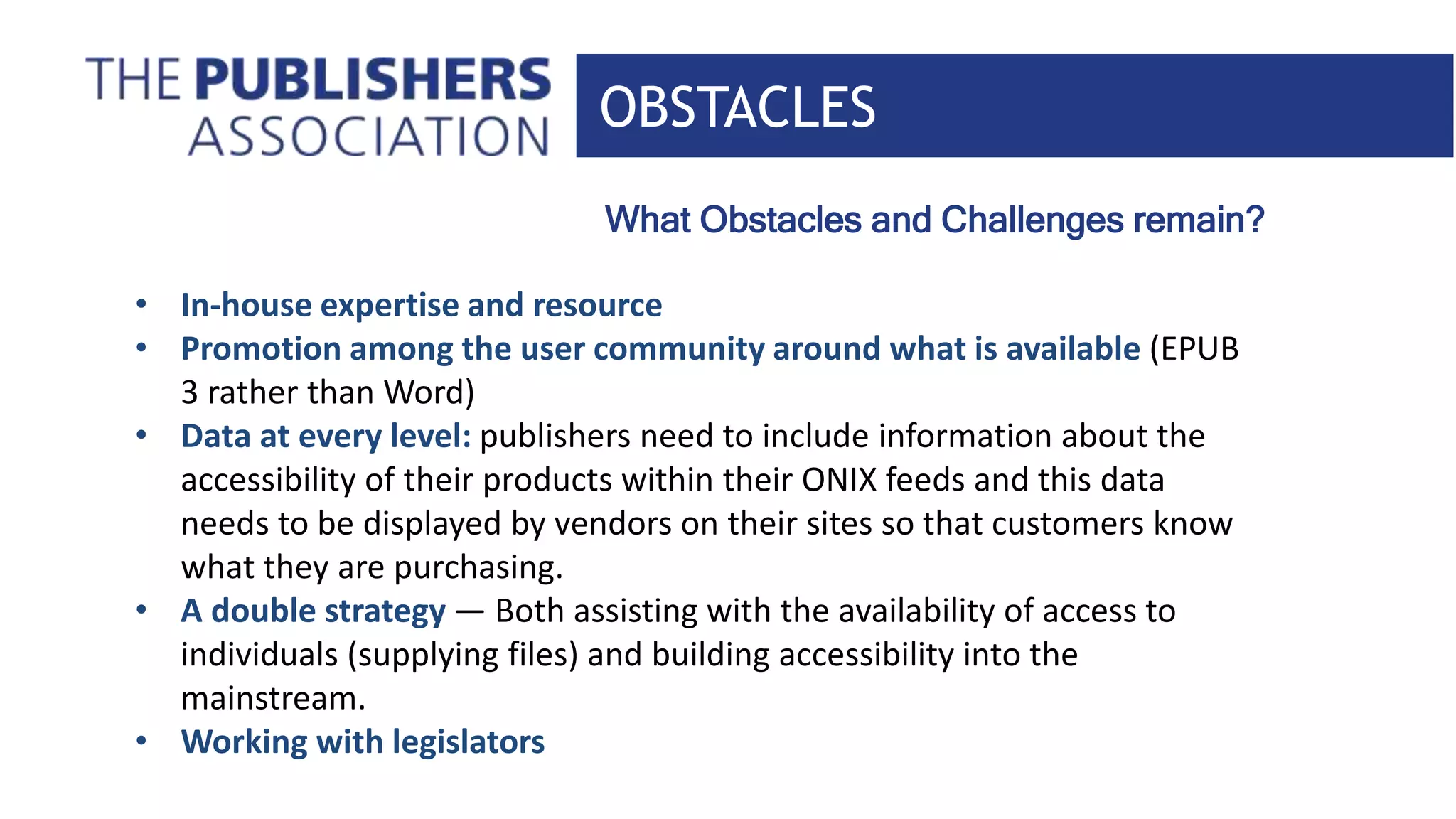 Accessible Publishing | PPT