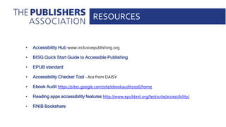 Accessible Publishing | PPTX | Desktop Publishing | Computer Software ...