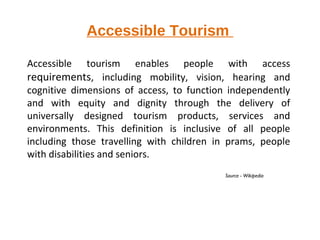 Accessible tourism | PPT