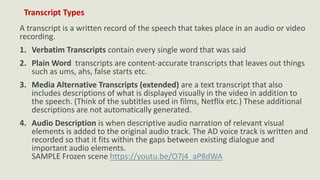 Video Accessibility | PPT