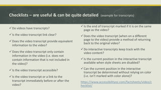 Video Accessibility | PPTX