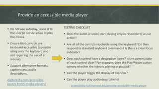 Video Accessibility | PPTX