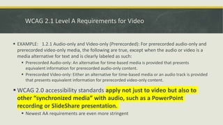 Video Accessibility | PPT