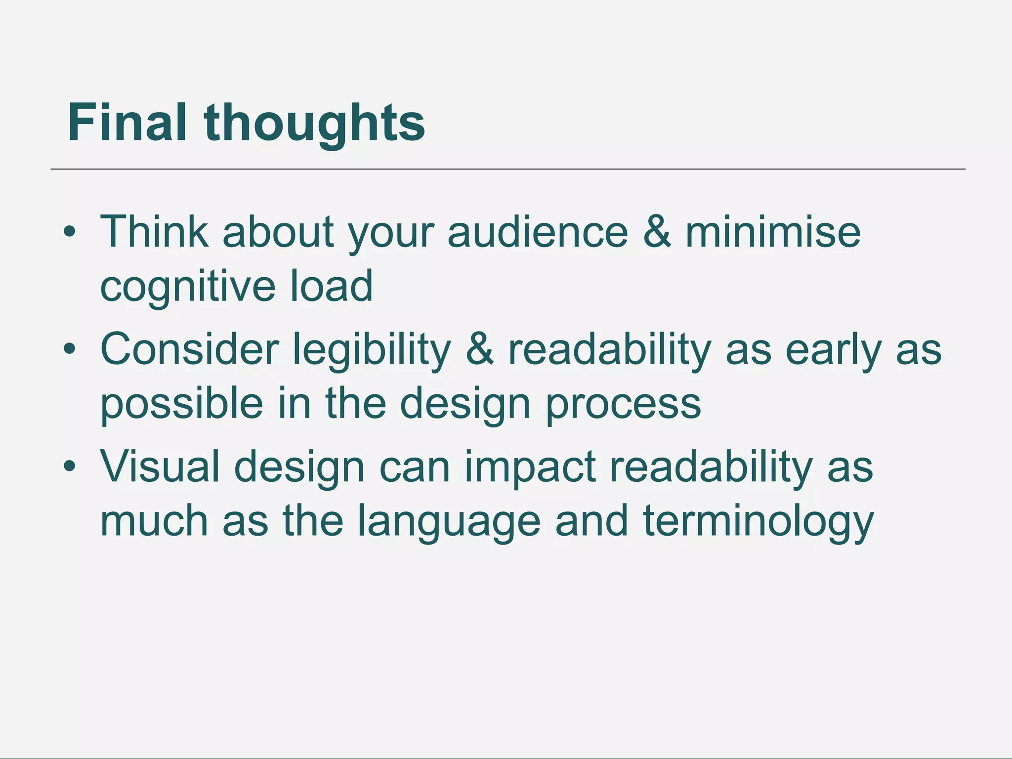 Accessible written content hci city 180619 | PPT
