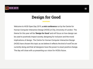 Accessible written content hci city 180619 | PPT