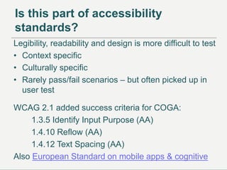 Accessible written content hci city 180619 | PPT