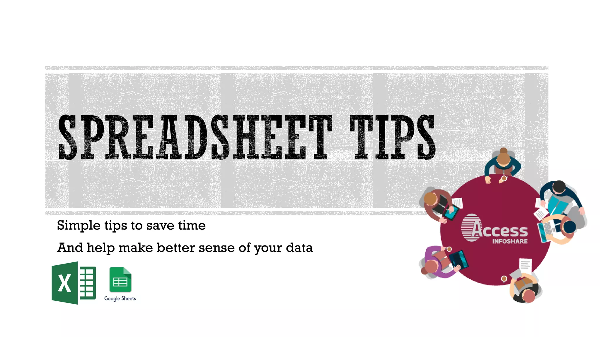Simple Spreadsheet Tips | PPT